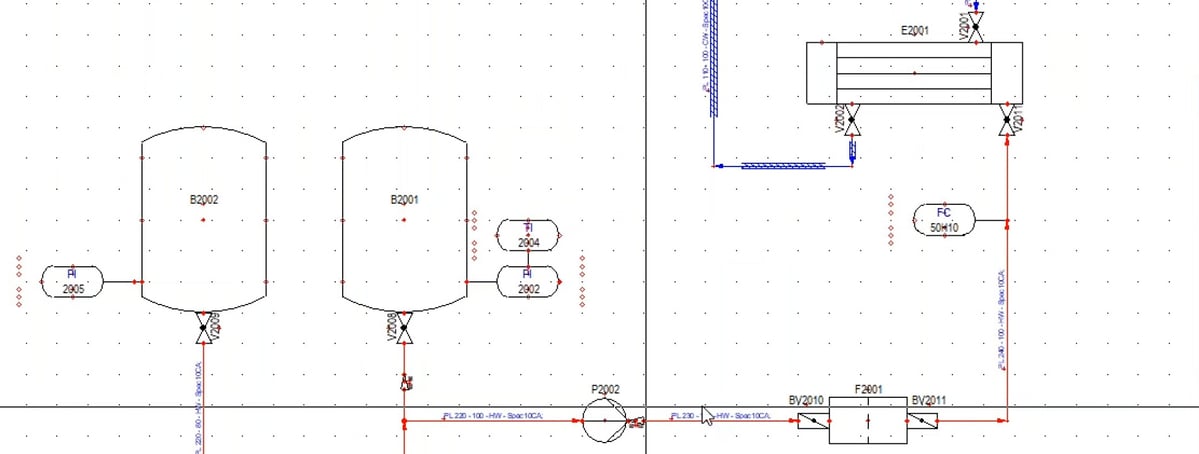 Smap3D P&ID | Software for creating P&ID flow diagrams