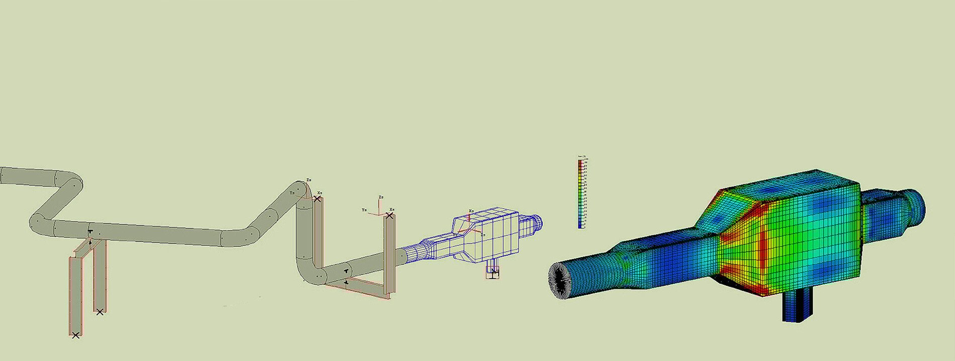 Smap3D interface to stress simulation software